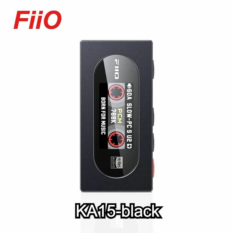 FiiO KA15 Портативный ключ для усилителя наушников в настольном режиме Hi-Res Audio