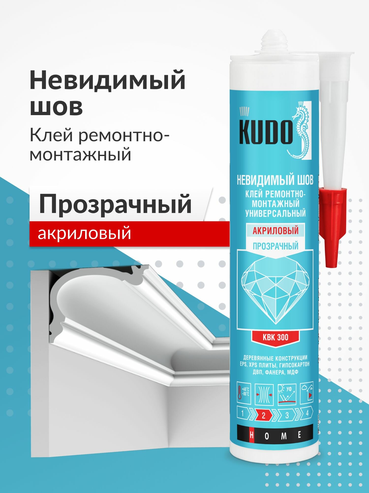 Жидкие гвозди прозрачные - невидимый шов "KBK 300", монтажный клей, акриловый прозрачные жидкие гвозди монтажный клей акриловый клей