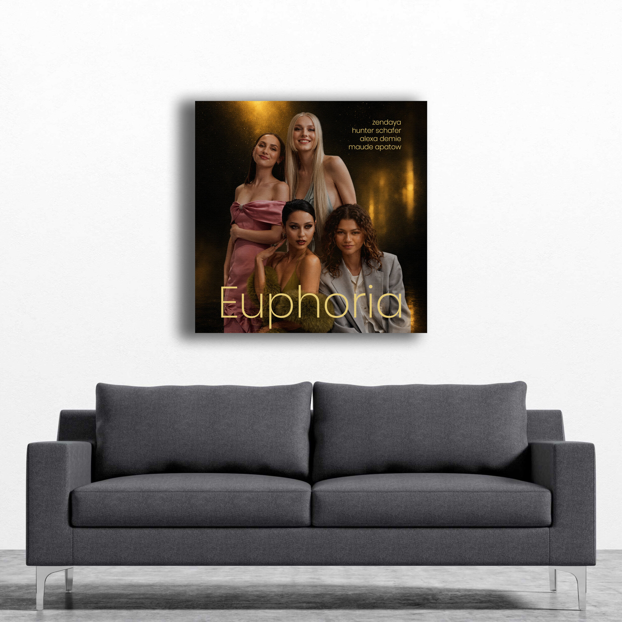 Картина на холсте Эйфория Euphoria Зендея Алекса Деми / 40*40