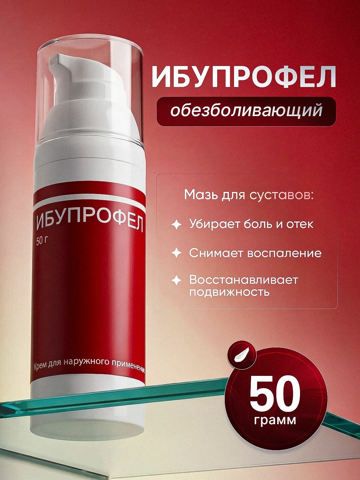 Мазь для суставов Ибупрофел
