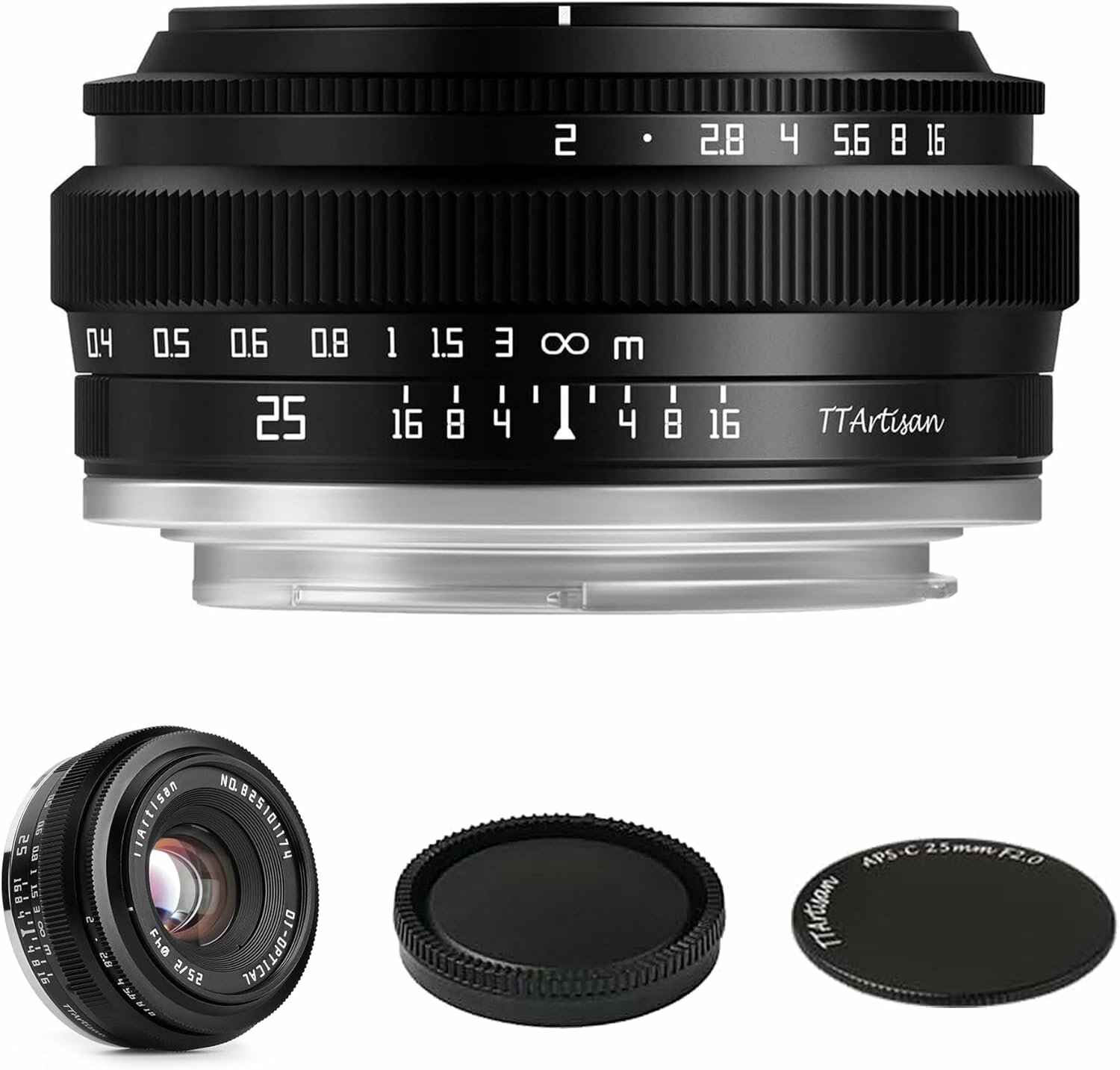 Объектив TTArtisan MF 25mm F2.0 для Fujifilm XF APS-C
