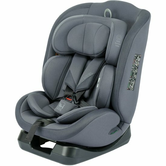 Автокресло Indigo DIESEL I-SIZE группа 0+1+2+3 40-150см серый