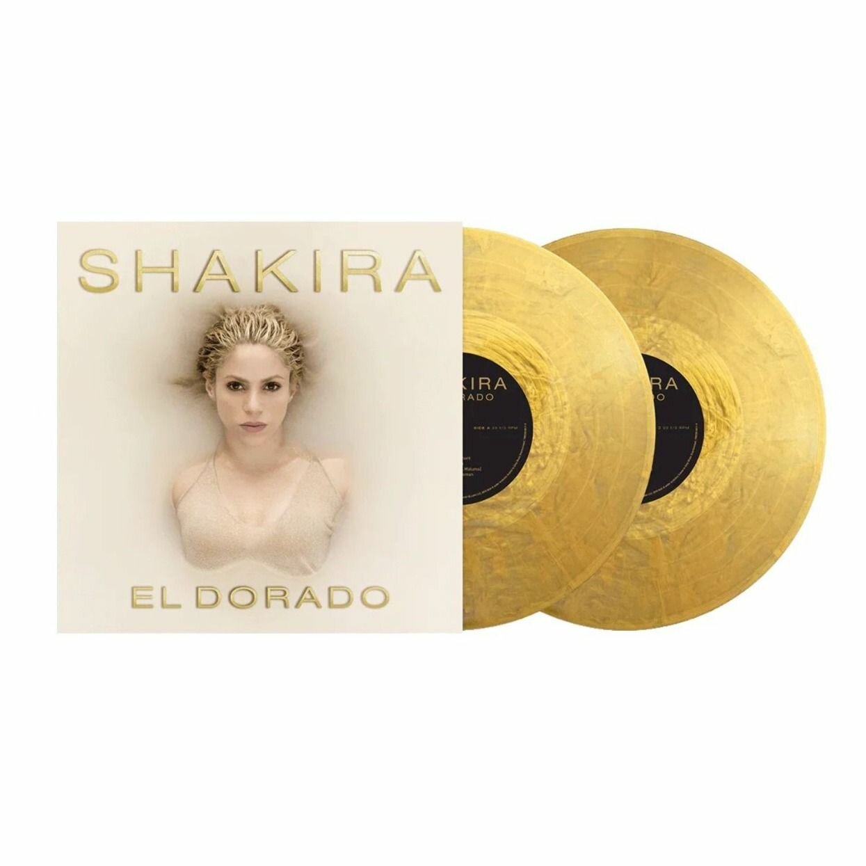 Виниловая пластинка Shakira - El Dorado /> 2 x Vinyl, LP, 45 RPM, Album, Reissue, Gold, New