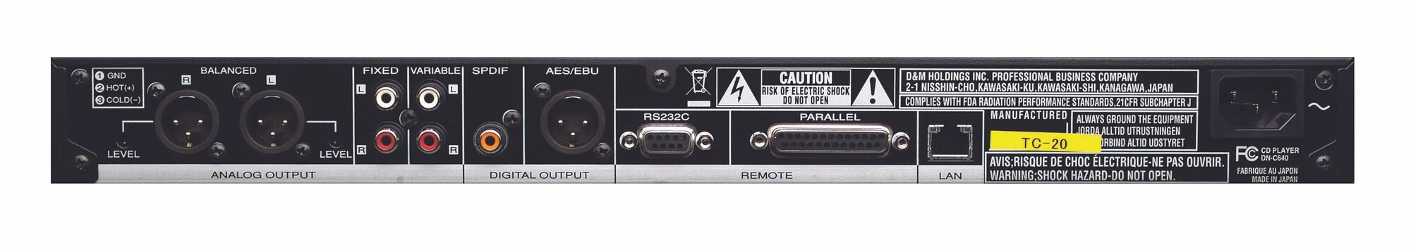 CD проигрыватель Denon DN-C640 — фото 1