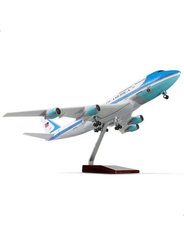 1/160 Boeing 747 Air Force One модель с подставкой 18"Пропорциональная модель