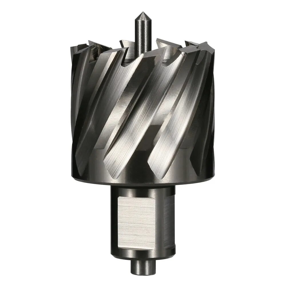 Сверло корончатое по металлу 42X30mm HSS Weldon 19mm из быстрорежущей стали / Кольцевая фреза по металлу