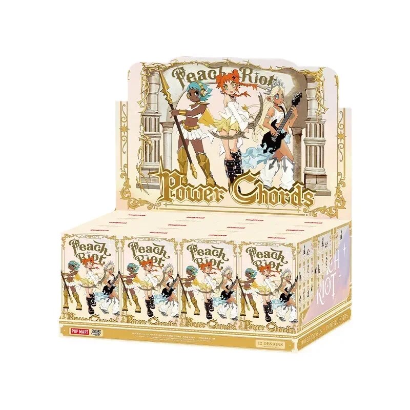 POP MART Peach Riot Power Chords Series фигурка Бежевый, 12 Blind Boxes