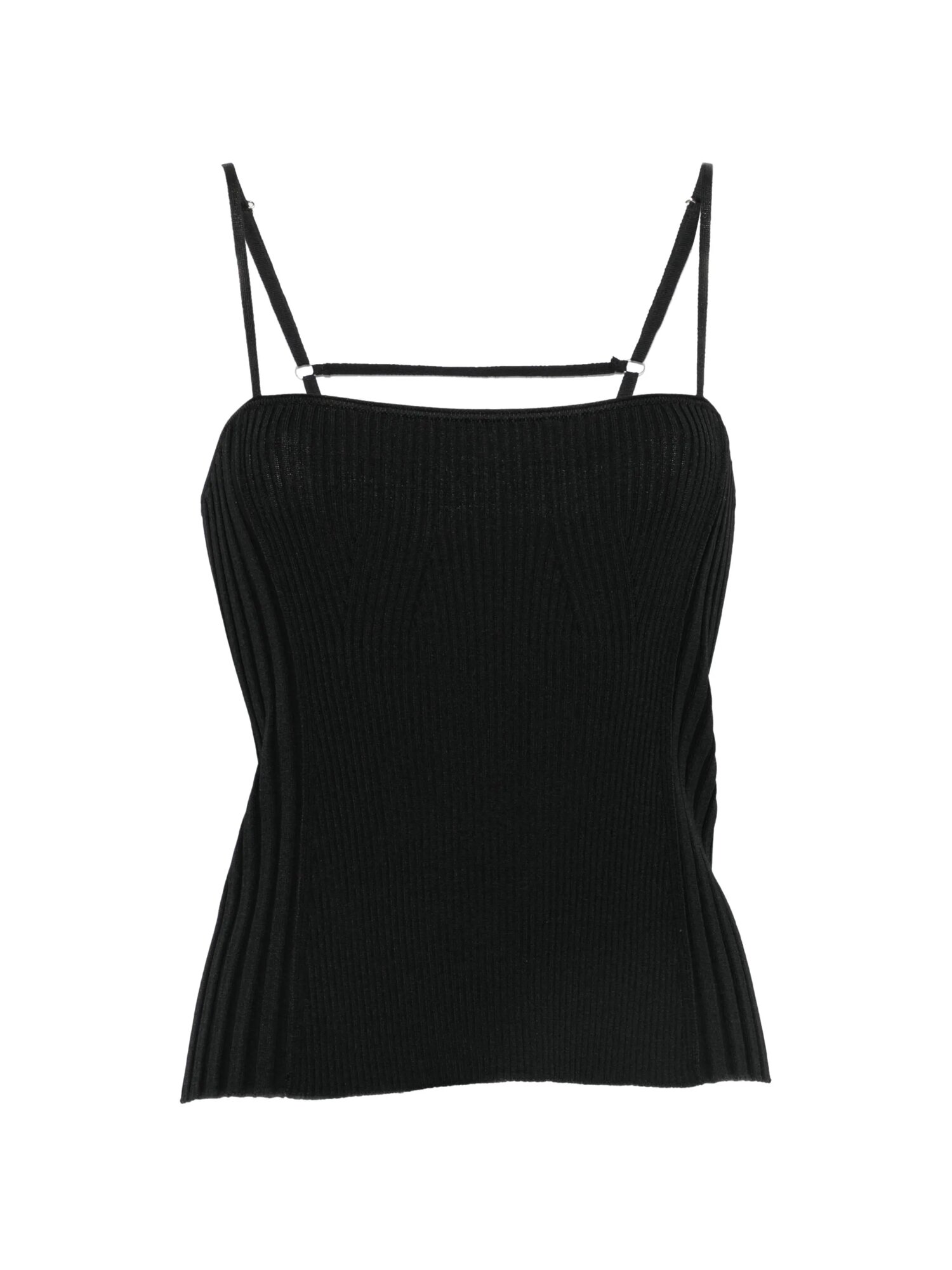 Топ Livinia ribbed-knit spaghetti-strap top