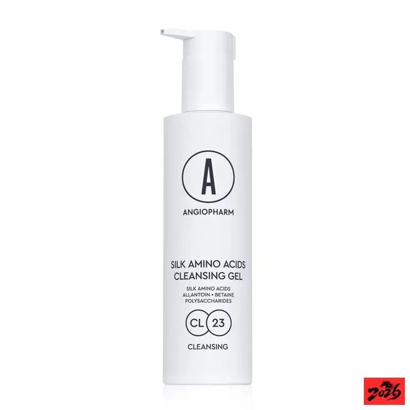 ANGIOPHARM silk amino acids cleasing gel ель для умывания с аминокислотами шёлка 150мл