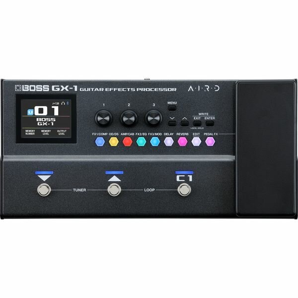 BOSS GX1 гитарный процессор эффектов с сенсорным экраном и AIRD технологией