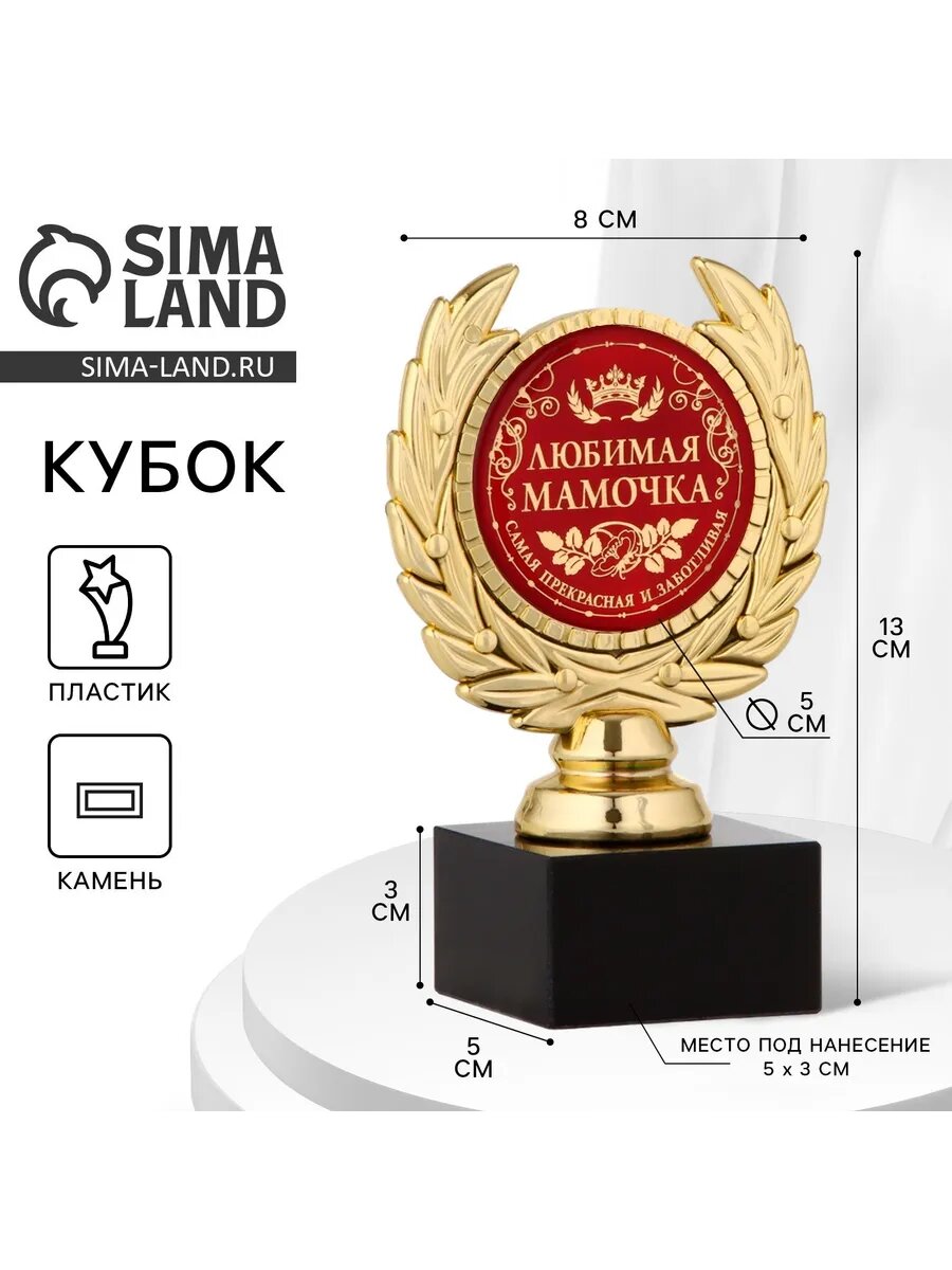 Кубок подарочный для награждения, сувенирный