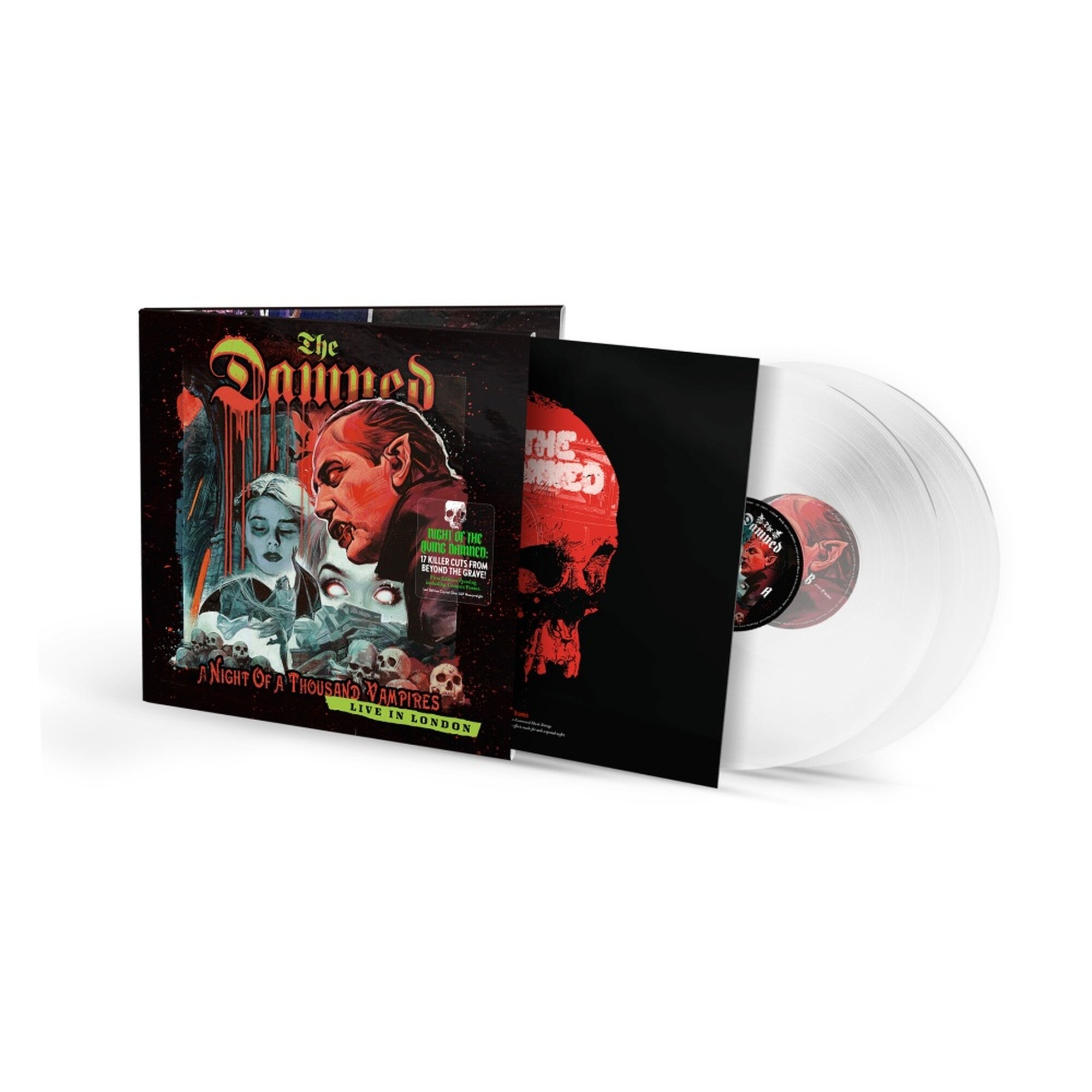 DAMNED - A Night Of A Thousand Vampires (Live In London) (2LP, Album, Limited Edition, Clear Crystal) Виниловая пластинка