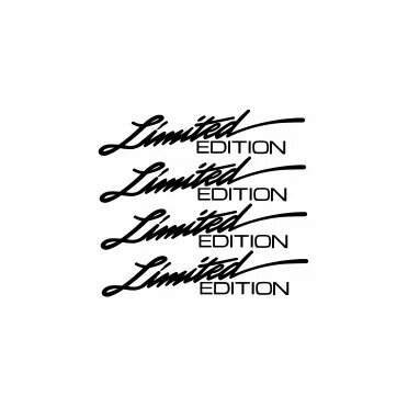 Набор голографических наклеек Limited Edition, водонепроницаемые виниловые стикеры для автомобиля, велосипеда, ноутбука