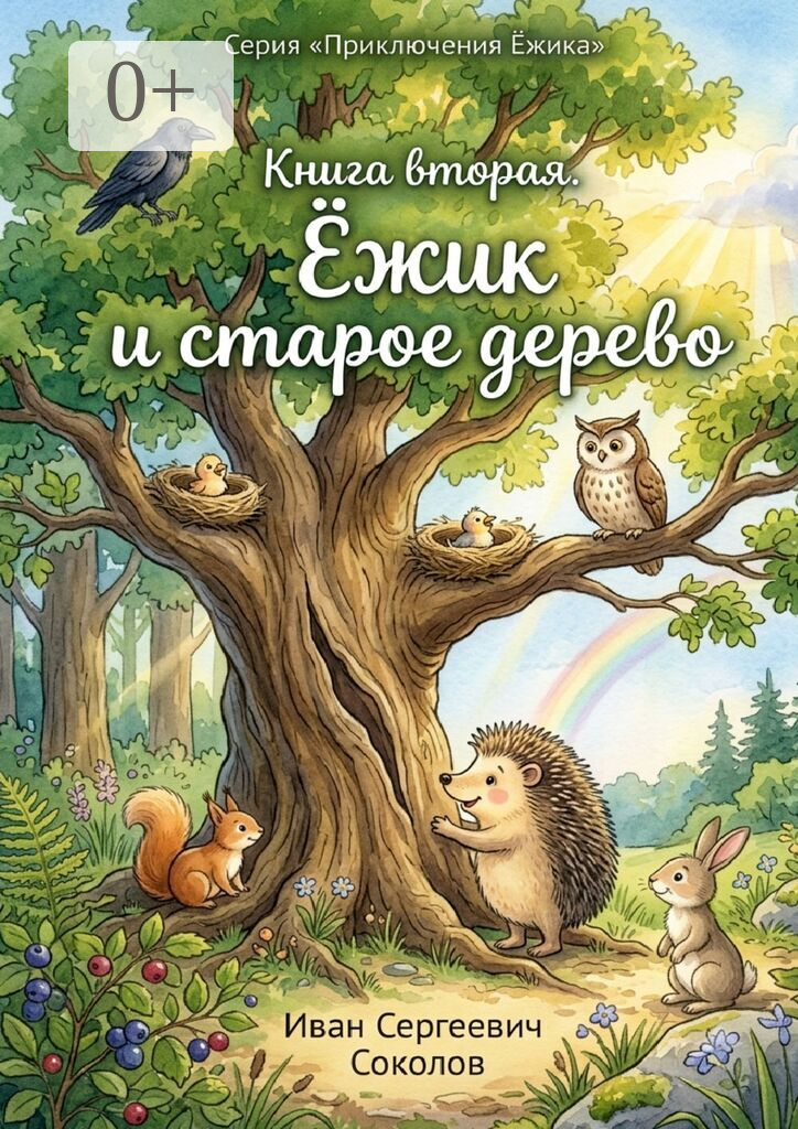 Ёжик и старое дерево