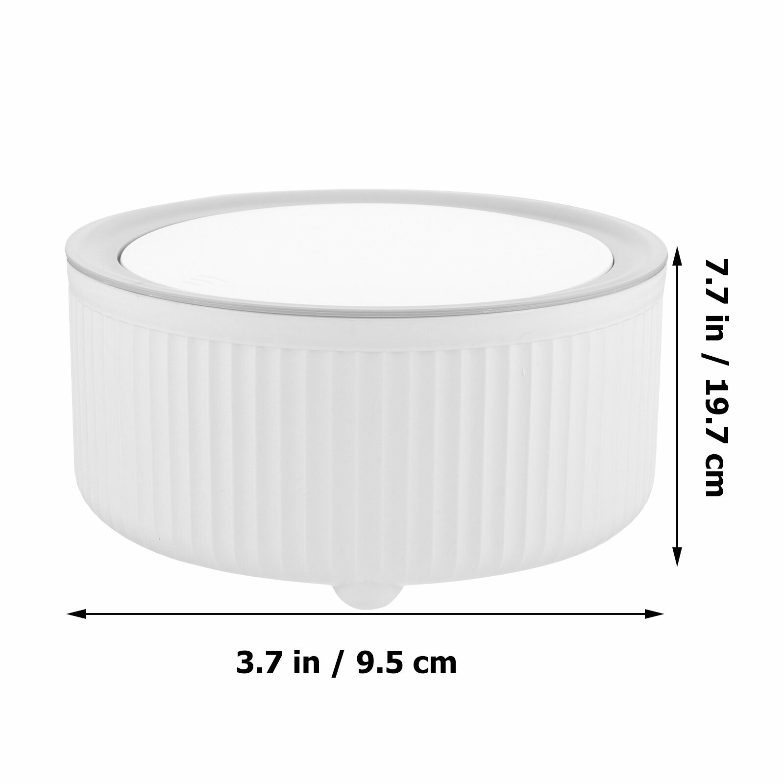 Корзина Для Мусора На Столе Белая Пластиковая Корзина Для Отходов 20x10cm