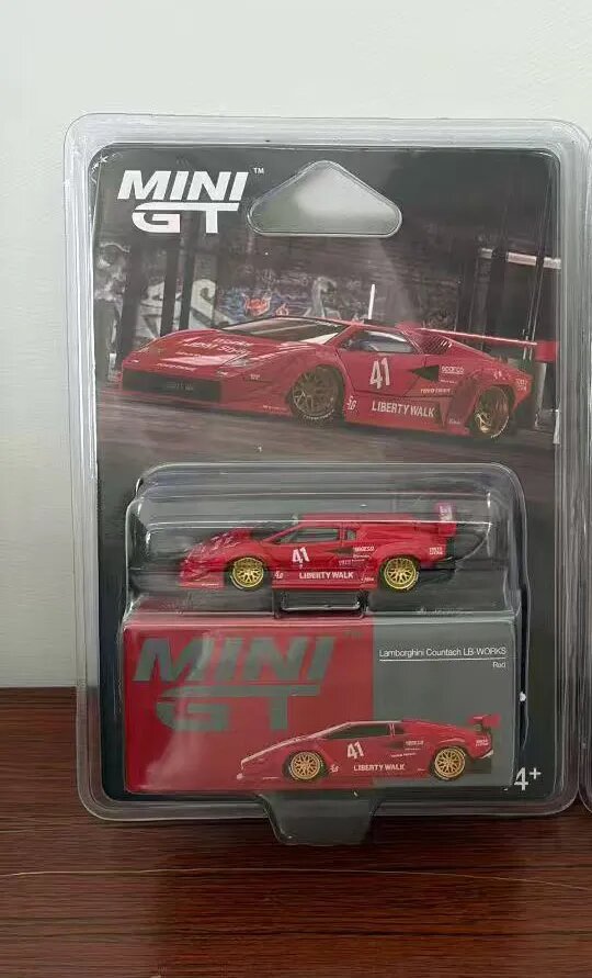 Машинка MINI GT MODEL 1:64 #1100 Lamborghini Contessa Red Blister Packaging Die-cast Alloy Model Collection Toy Children Gifts