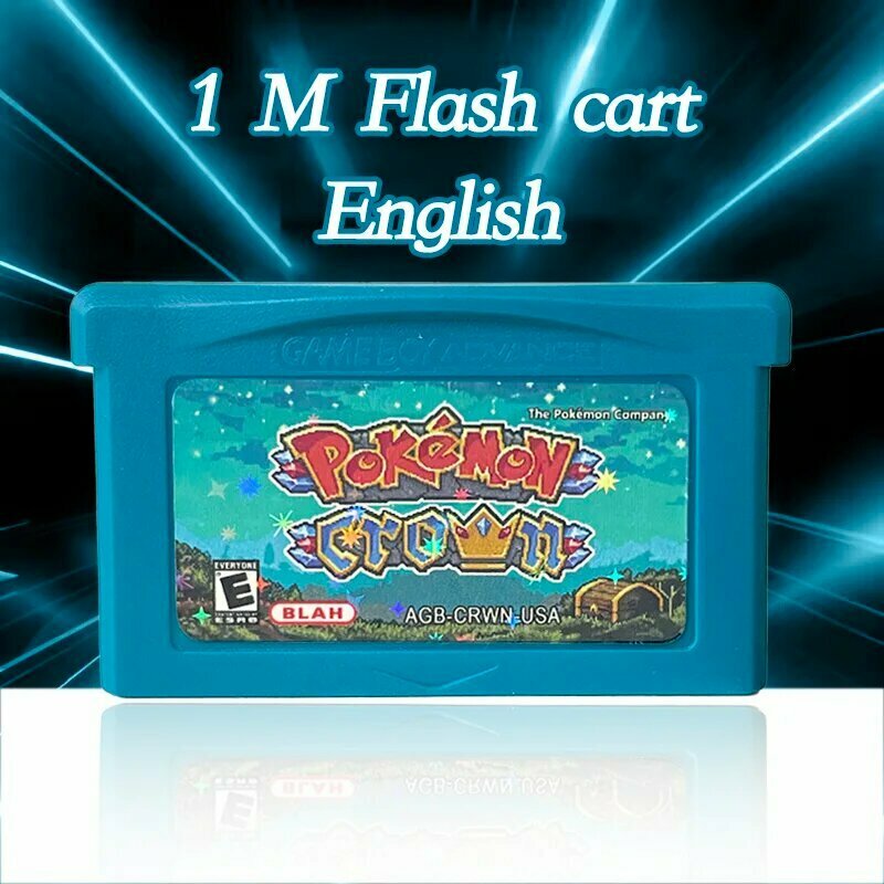 Игровой картридж GBA Pokemon CLOVER/ASH GRAY/PLATINUM RED/ULTRA/CROWN CROWN Shell 1
