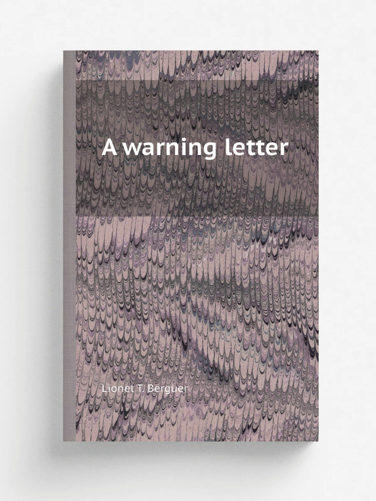 A warning letter