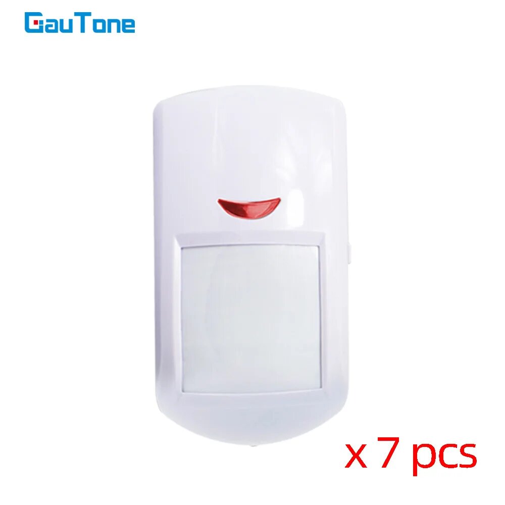 Датчик движения GauTone PA96R PIR с иммунитетом к животным весом до 15 кг, беспроводной инфракрасный датчик движения, совместимый с охранной системой RF 433MHz-7.