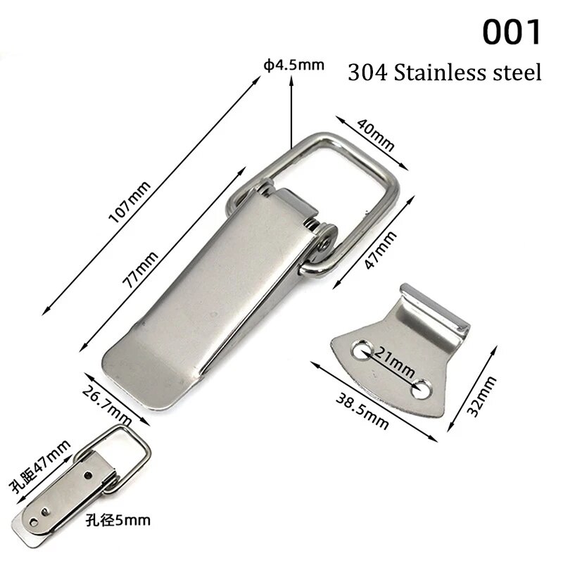 Пружинные зажимы-защелки 6 шт. 4pcs L