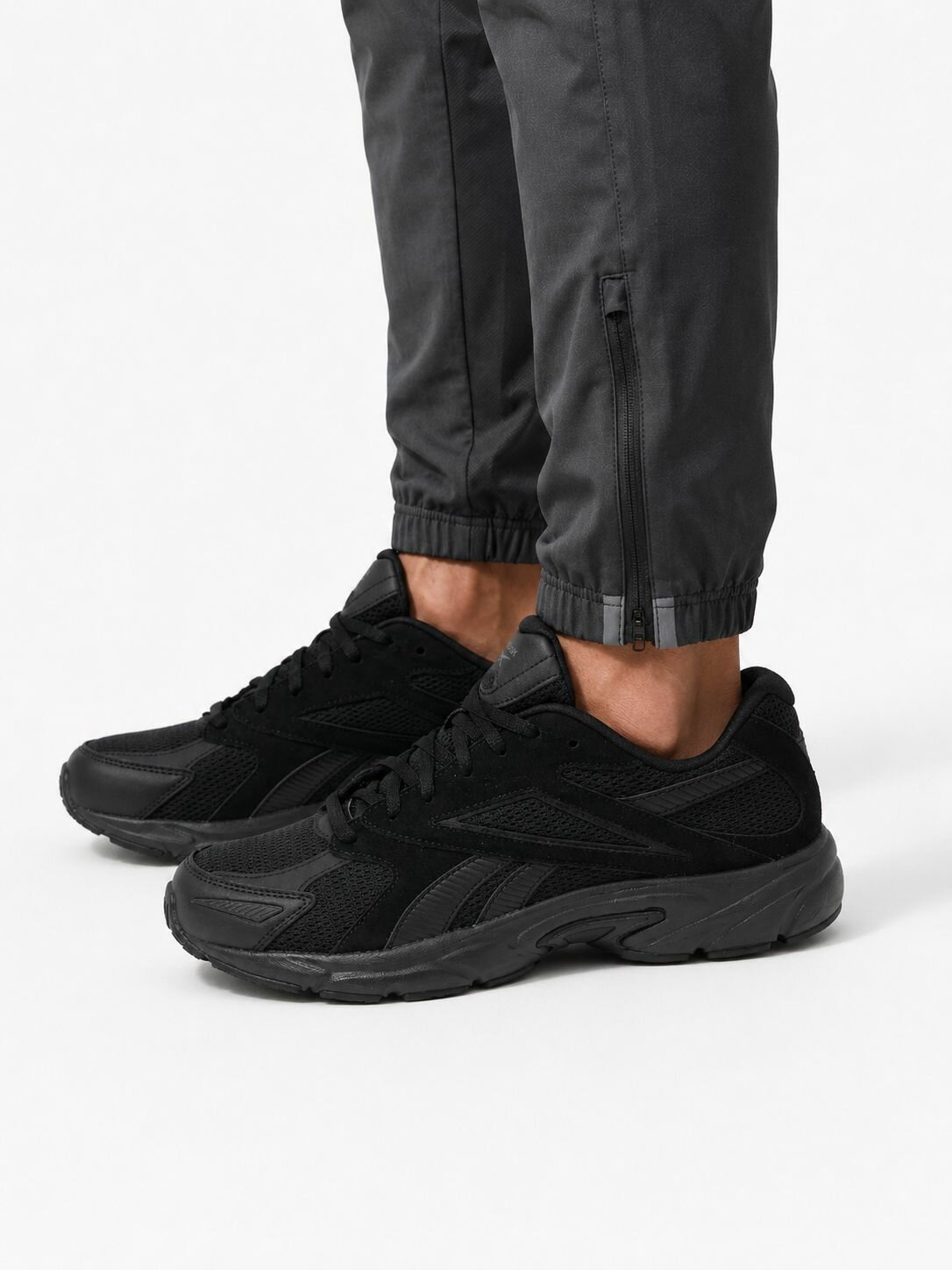 Кроссовки Reebok Road Prime, полнота F, размер 9 US, черный, серый — фото 1