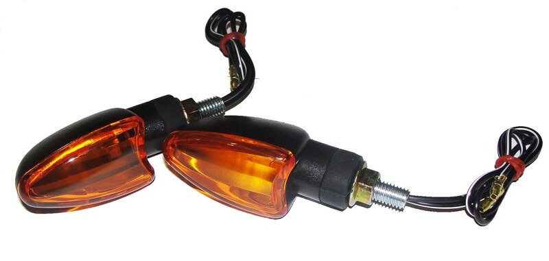 EMGO Поворотники (пара) 'стрела' DECO LIGHT ROADHAWK 1, цвет Оранжевый, цвет Черный