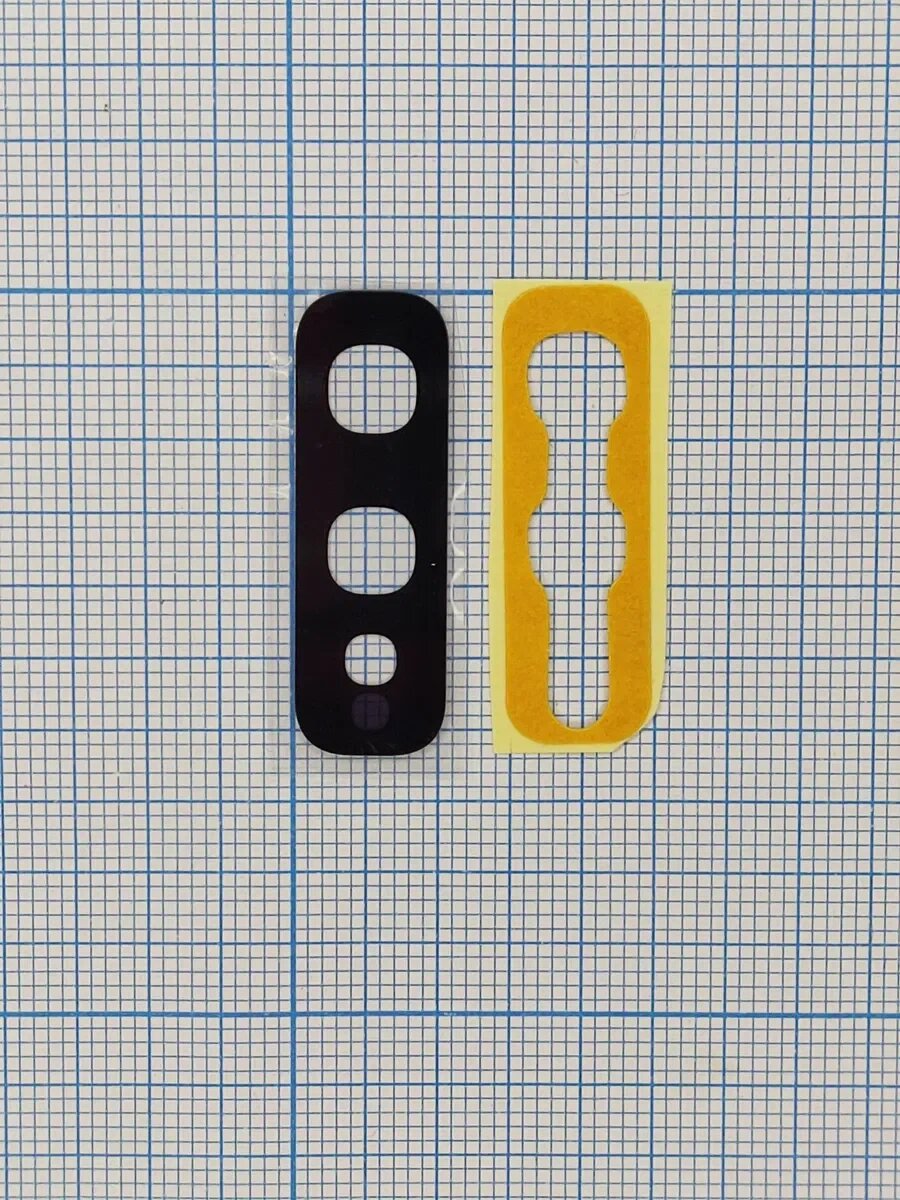 Стекло камеры для Samsung Galaxy S10e (G970) черное (без рамки)