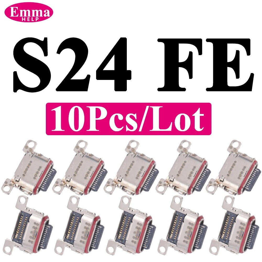 10 шт. порт зарядки S24 FE для Samsung