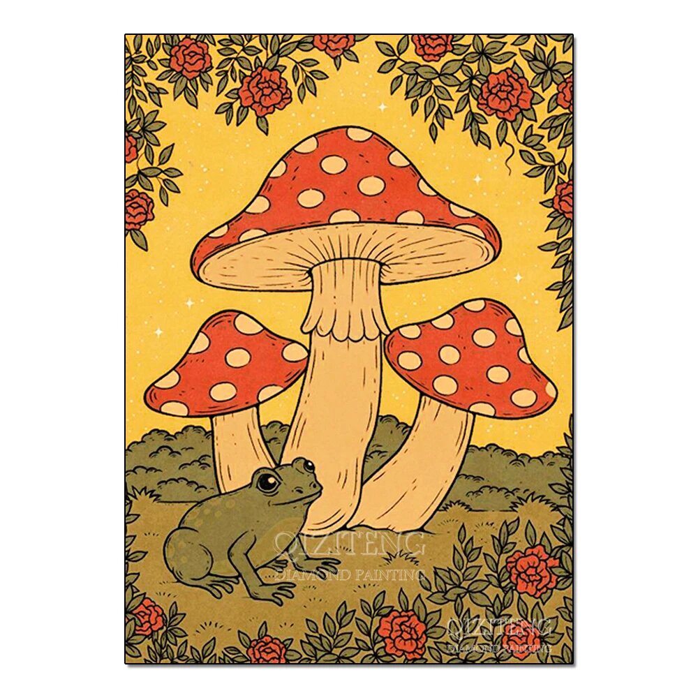Алмазная картина QIZITENG "Карты Таро, кошка" 40x50cm Round, FDX3678