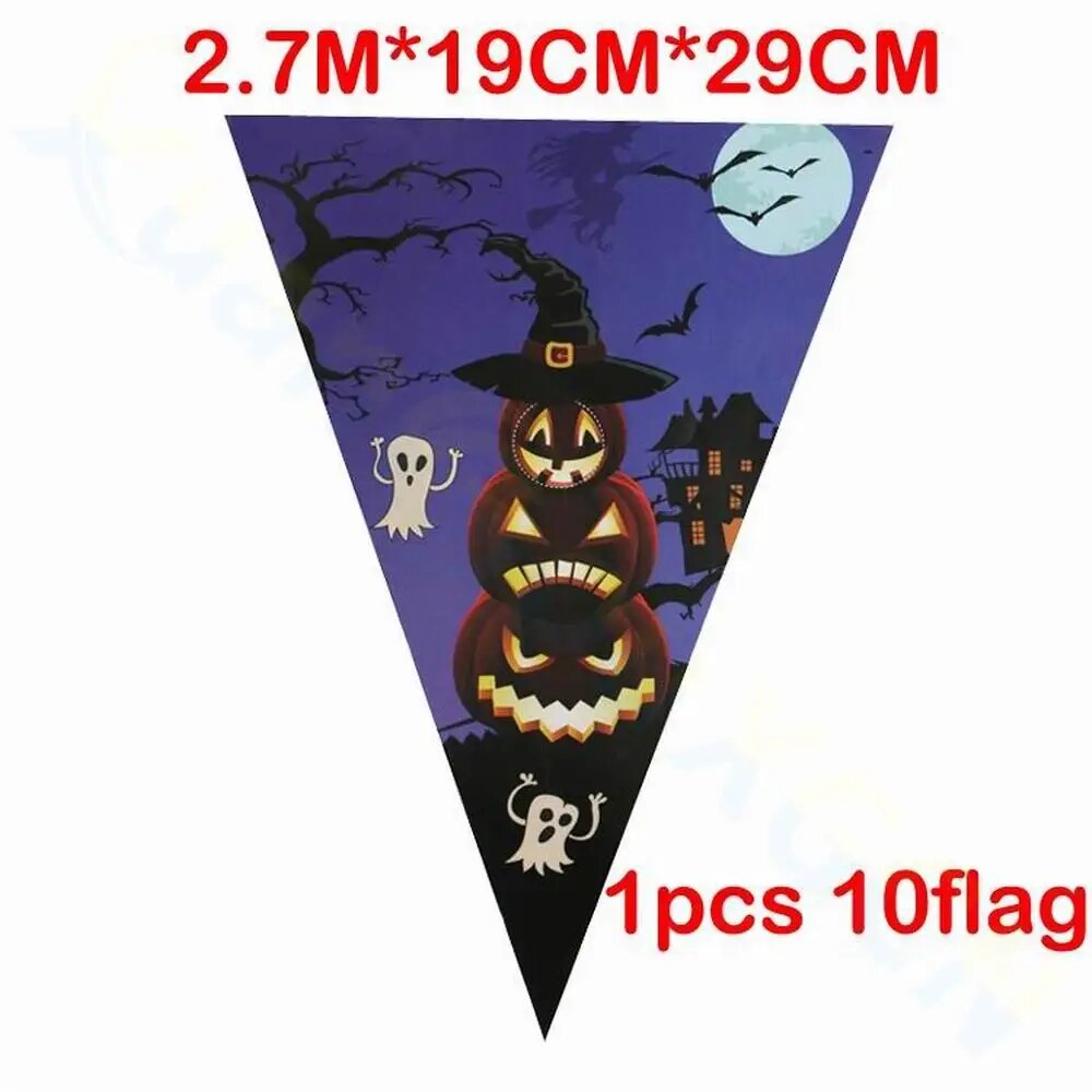 Хеллоуинская гирлянда XUANGOUXGCN из бумаги 1PCS