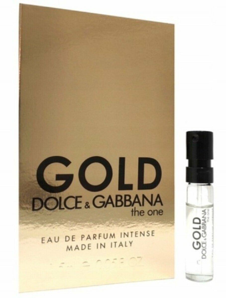 Парфюмерная вода мужская Dolce & Gabbana THE ONE GOLD FOR MEN INTENSE 1.5мл (edP)