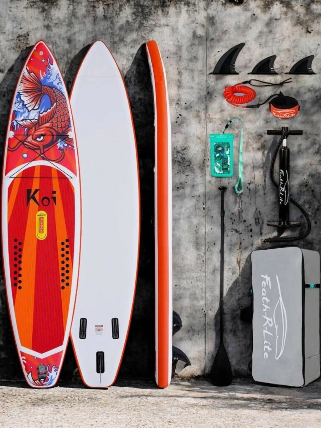 Сапборд Funwater SUP-доска 350x84 см Koi NFC-метка