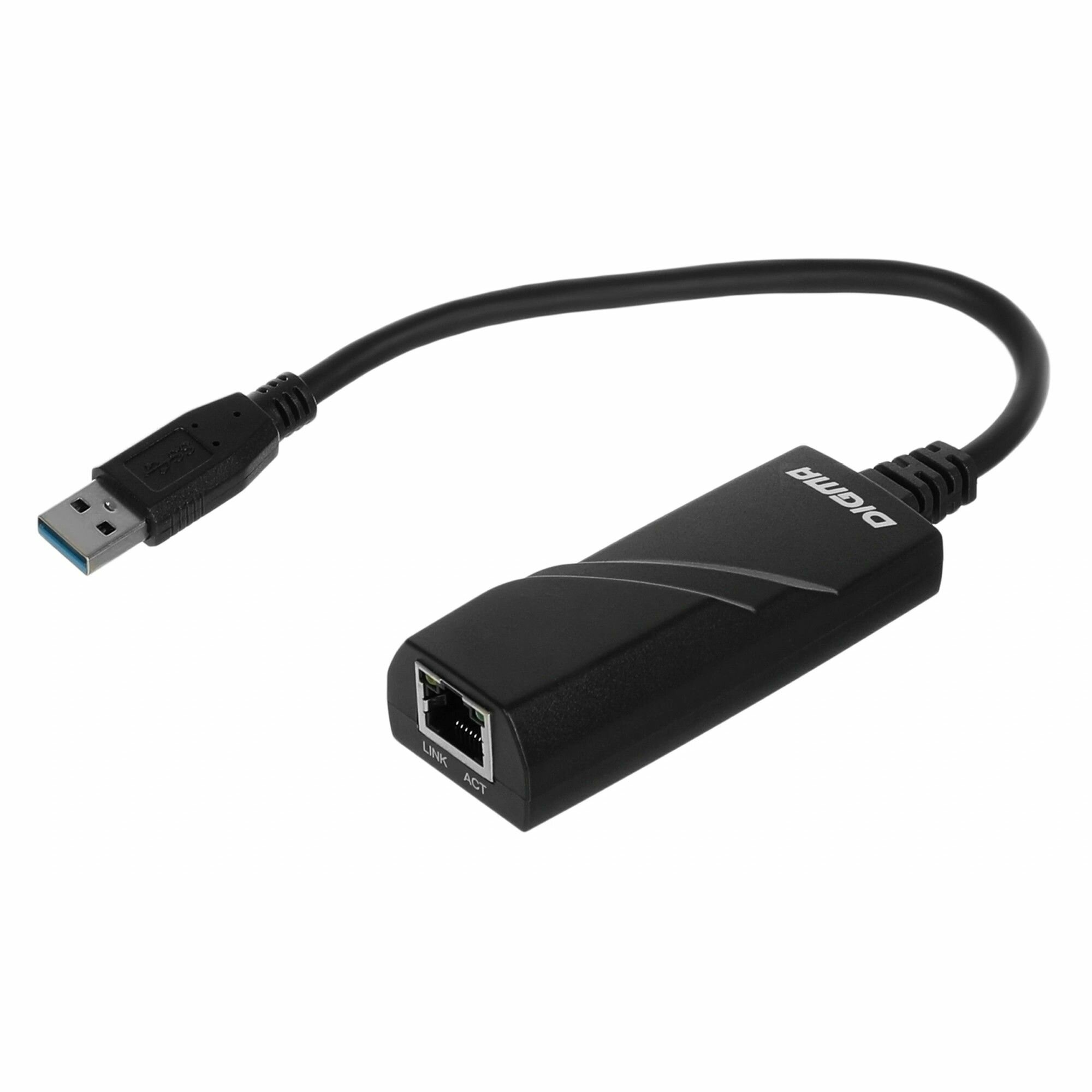 Сетевая карта Digma Net Adapter Gigabit Ethernet USB 3.0 (D-USB3-LAN1000)