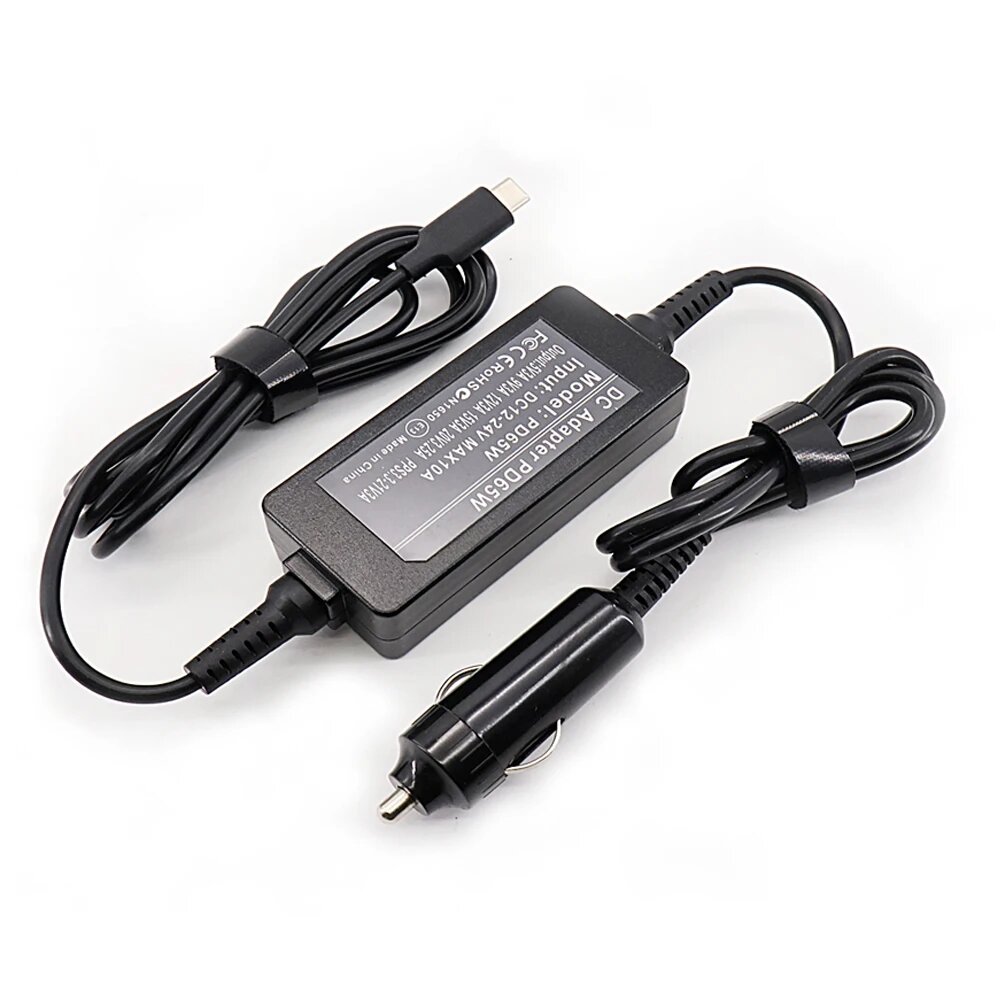 Geris Power автомобильное зарядное устройство USB Type C 65 Вт для ноутбука