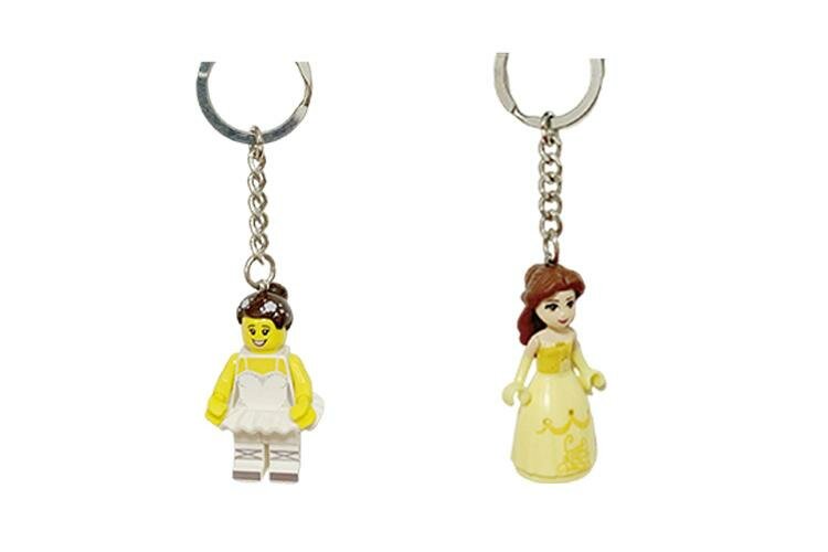 LEGO Брелок фигурка унисекс Ballet Girl + Belle Princess, 300 шт.