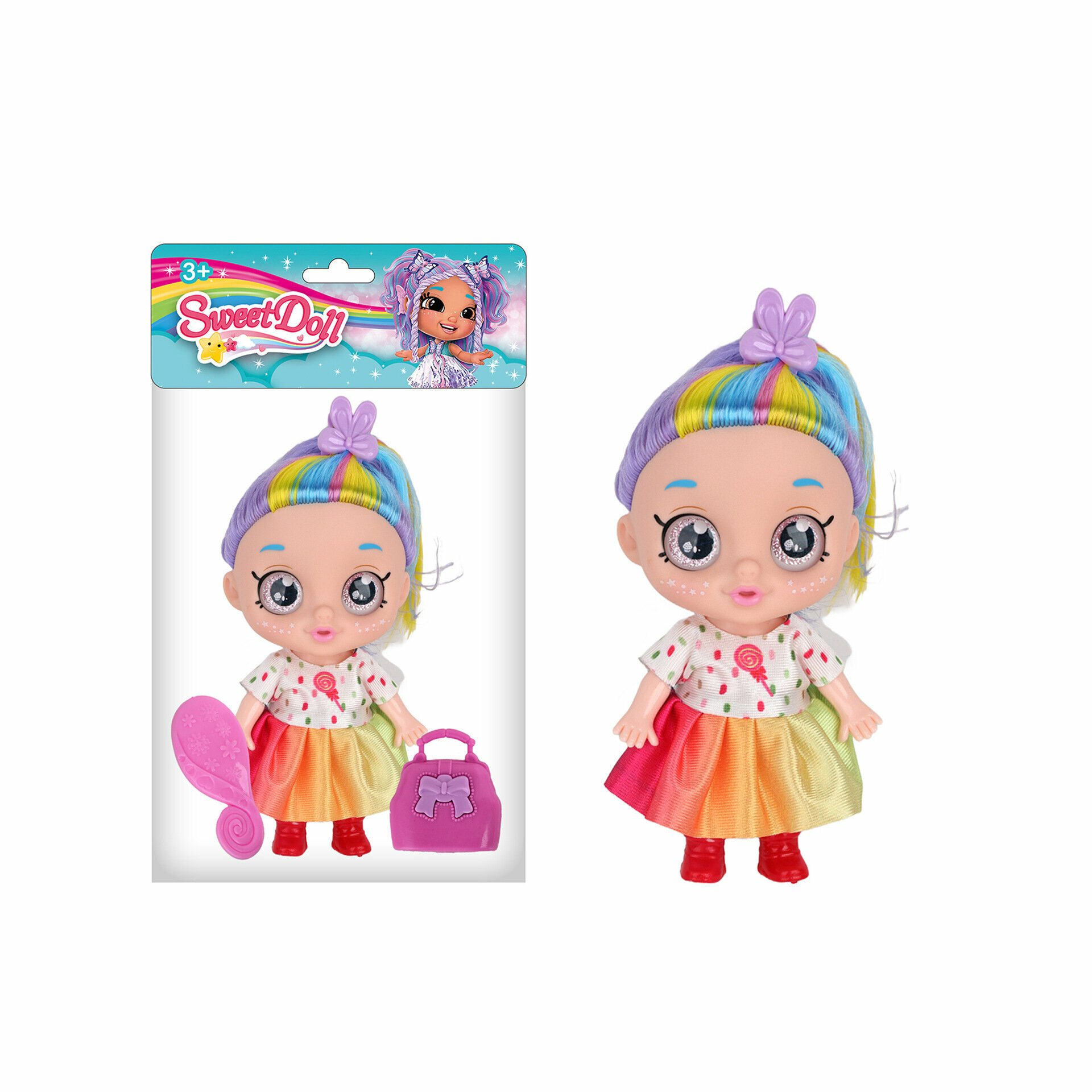 Кукла Кенди KINDKIDS ice Cream Surprise Doll Пакет с аксессуарами