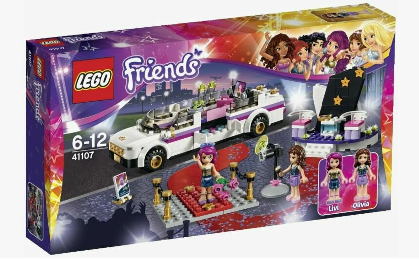 Конструктор LEGO Friends 41107 Лимузин поп-звезды