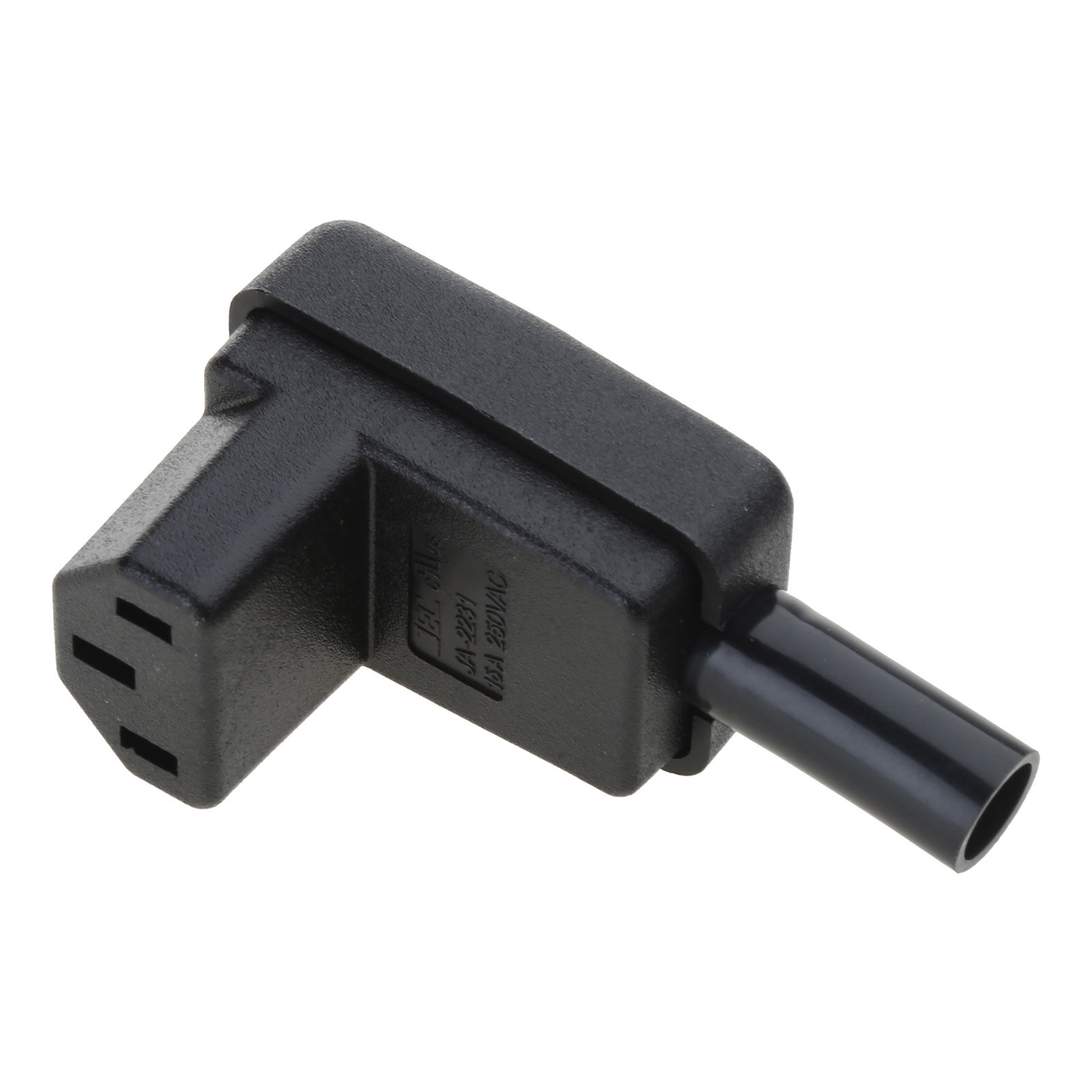 Угловой разъем C13, IEC 320, 10А, 250В, для подключения