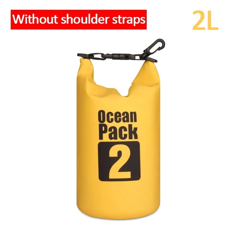 Гермомешок Ocean Pack 2L, желтый, A4, без лямок