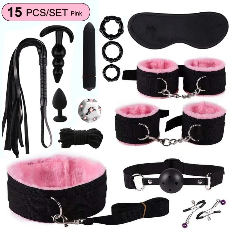 Комплект секс-игр Pink 15 шт.