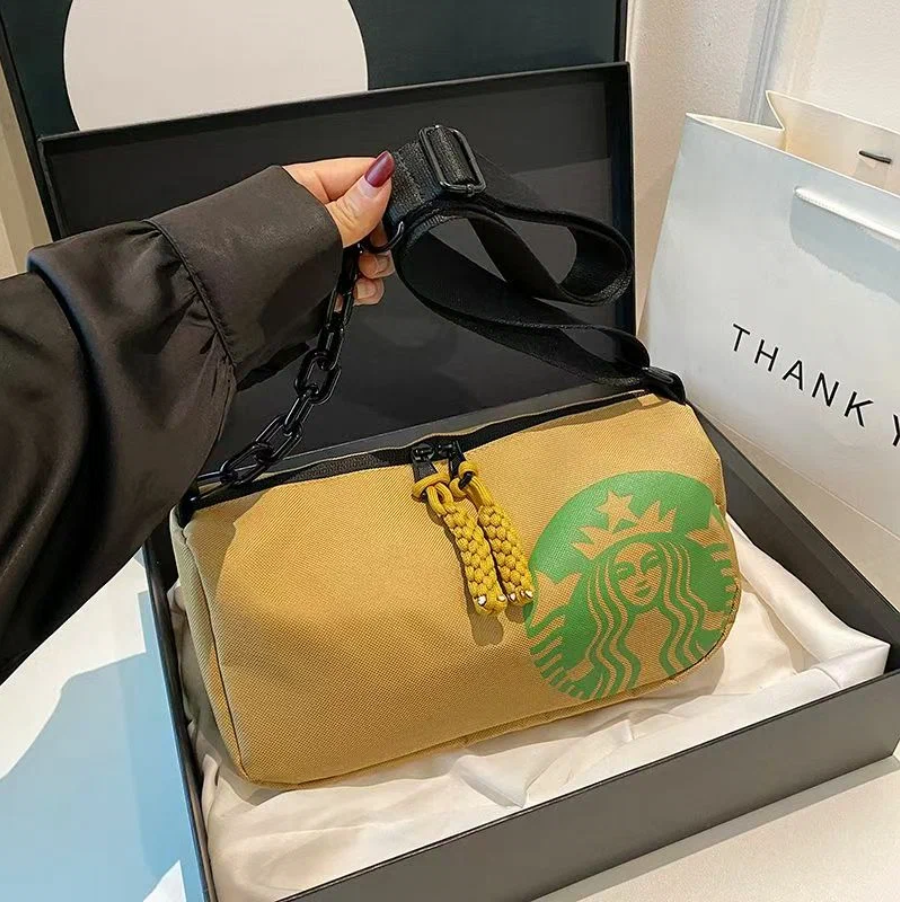 Новая минималистичная повседневная сумка через плечо от Starbucks