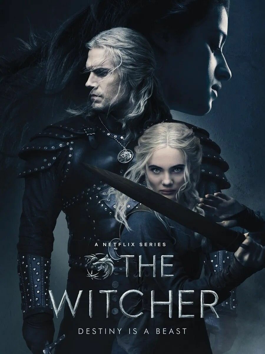 Постер для интерьера на стену (40х50 см). Сериал Ведьмак (The Witcher)