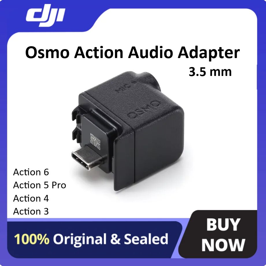 DJI Osmo Action 3.5mm Audio Adapter 1 piece