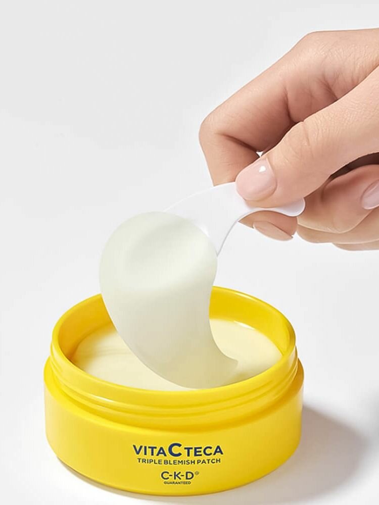 CKD Осветляющие патчи для глаз с витамином С Vita C Teca Triple Blemish Patch