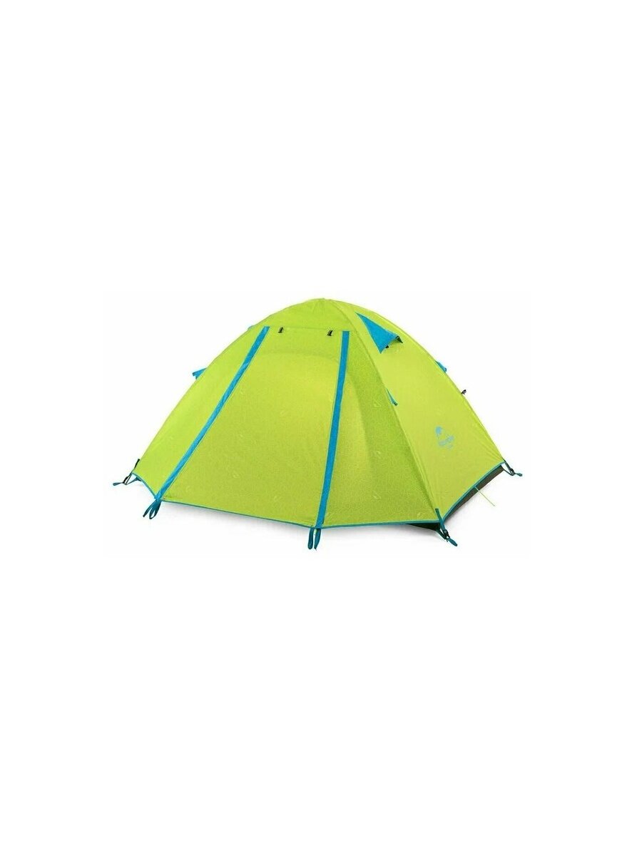 Палатка Naturehike P-Series 2-местная, алюминиевый каркас, салатовая