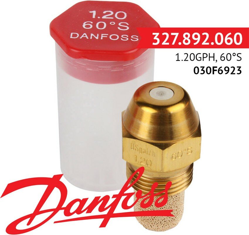 Топливная форсунка Danfoss 1.20GPH,60S 030F6923