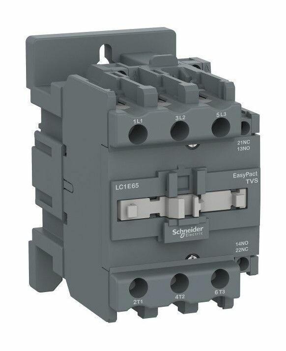 LC1E50M5 SCHNEIDER ELECTRIC, Контактор 3п 50A AC-3, Uкат. 220V 50Hz, доп. контакты: 1но+1нз.