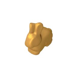 Строительные блоки Gobricks GDS-90073, круглый кирпич, 4 x 4, угловой полный кирпич, совместимый с lego 29685, детские технические DIY