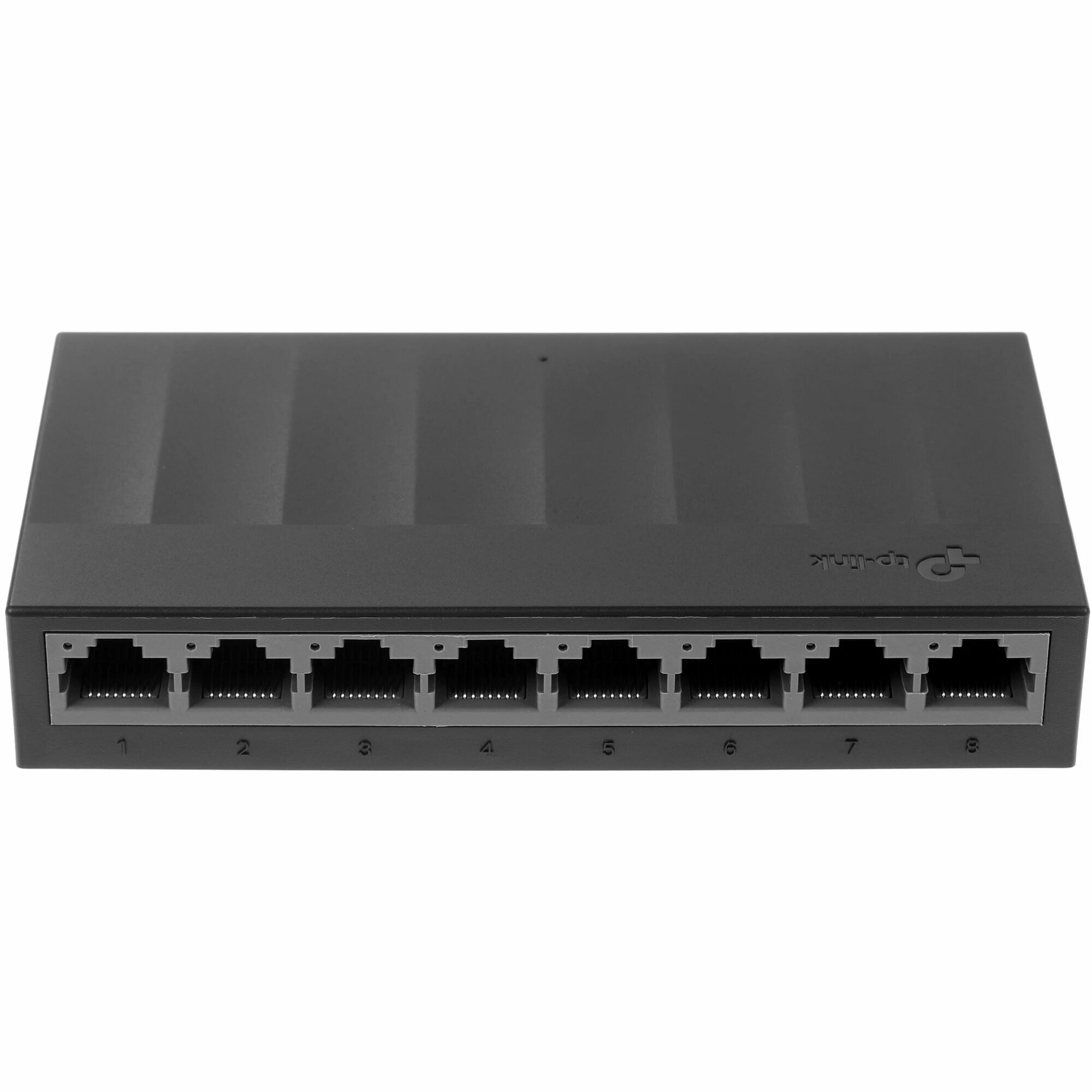 Коммутатор неуправляемый TP-Link LS1008G, гигабитный, 8хRJ45, Auto-MDI/MDIX, черный — фото 1