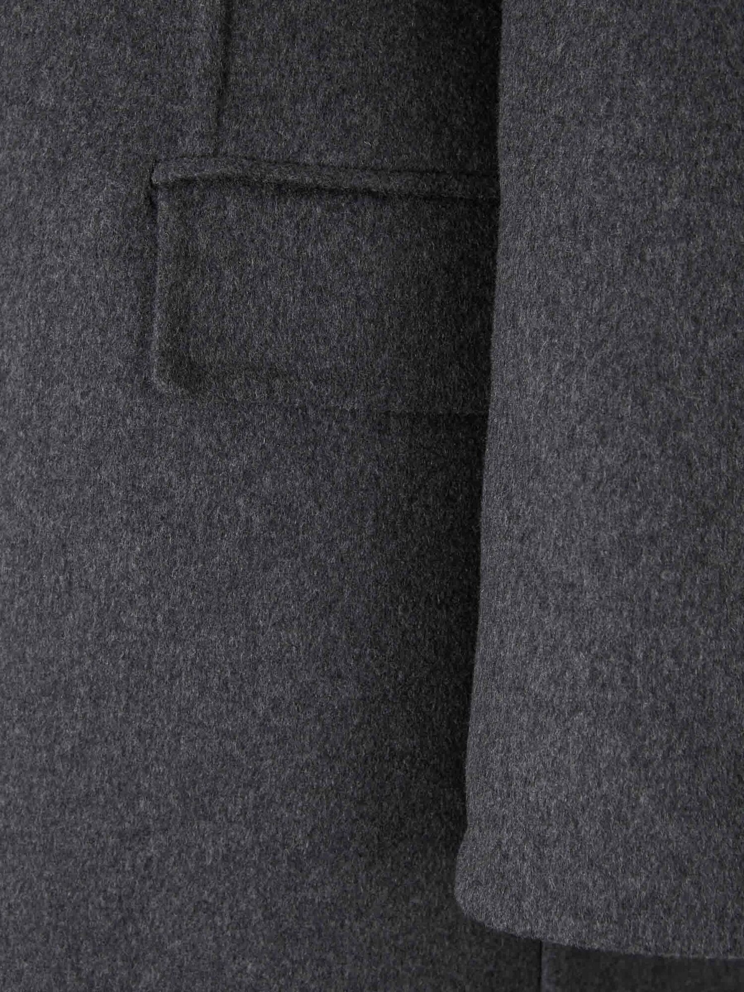 Пальто Victoria Beckham Double-breasted button-fastening coat, размер 10, серый — фото 1